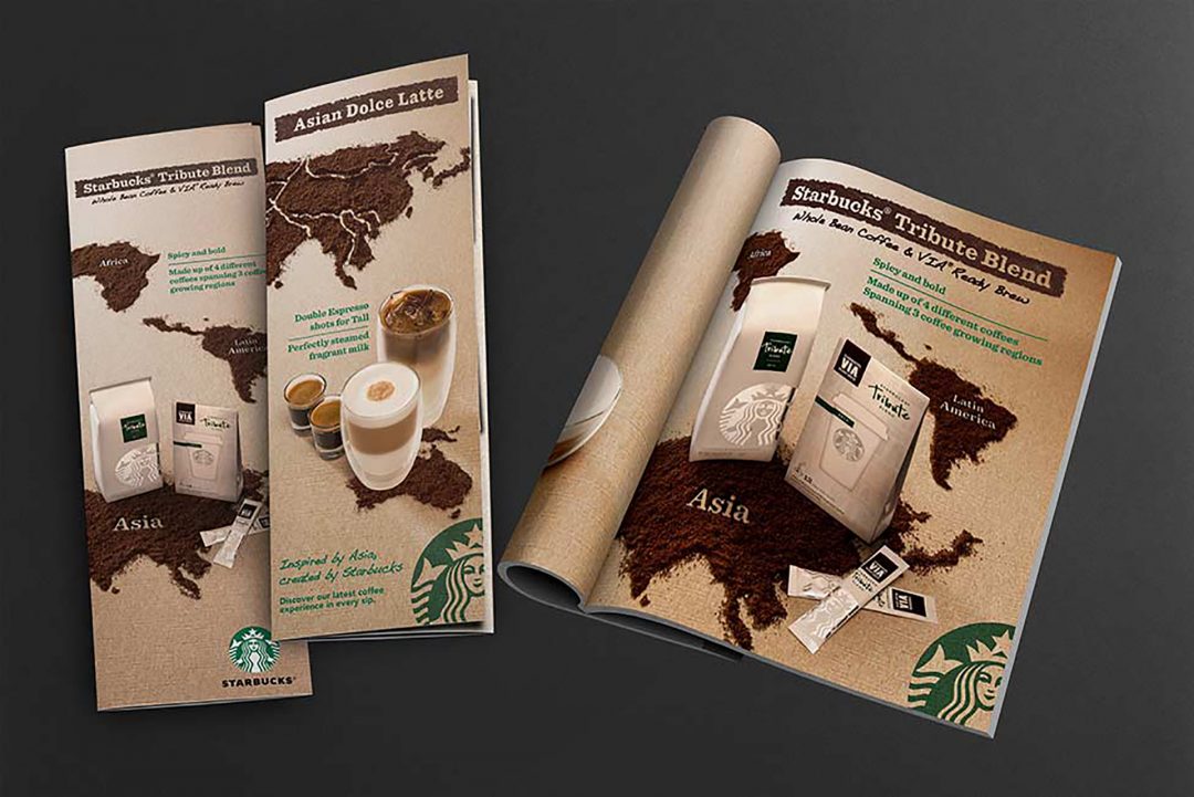 Starbucks Coffee design creative - TotalGroups - Online and Offline